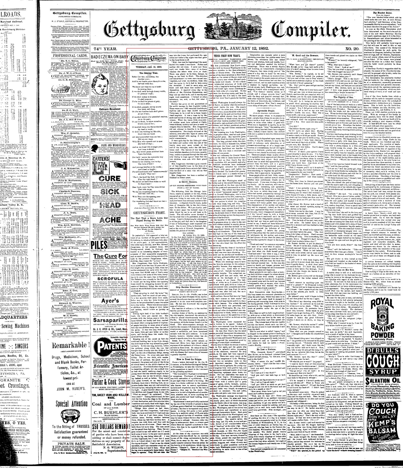 What Is True and Not True about Sadie's Story - The Gettysburg Network ...